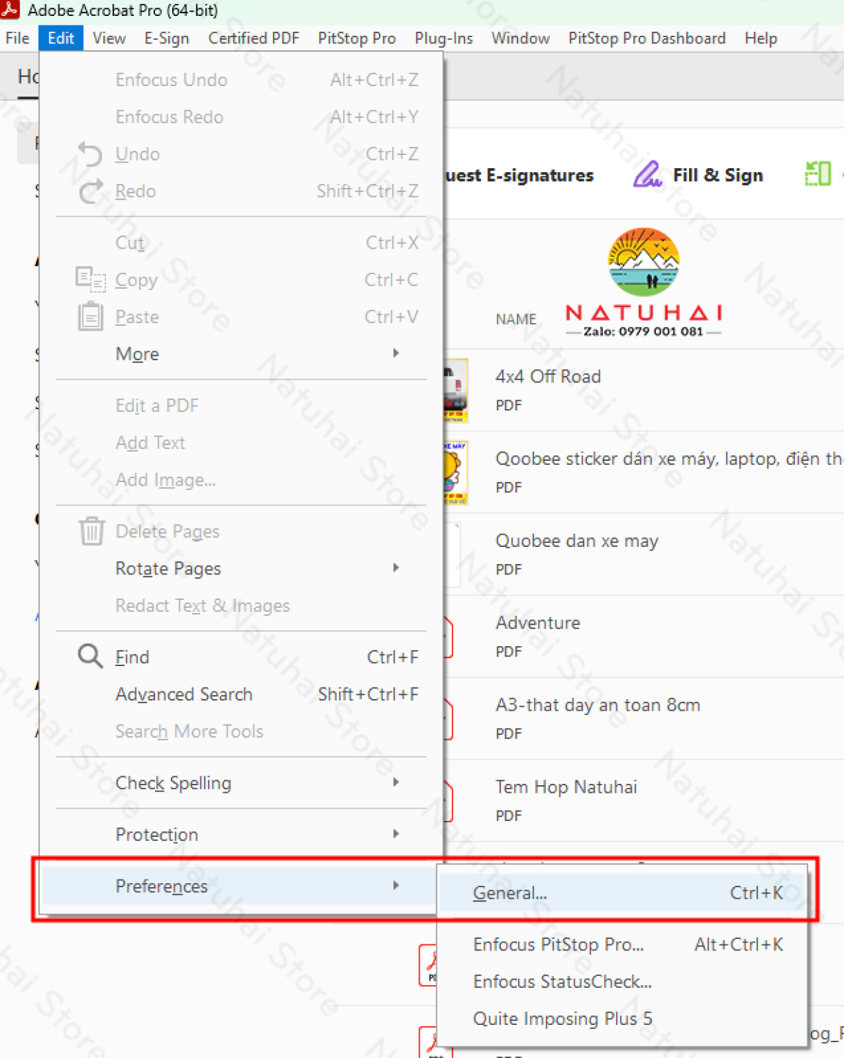 Hướng Dẫn Hiển Thị Thumbnail File PDF Acrobat Pro DC 2024